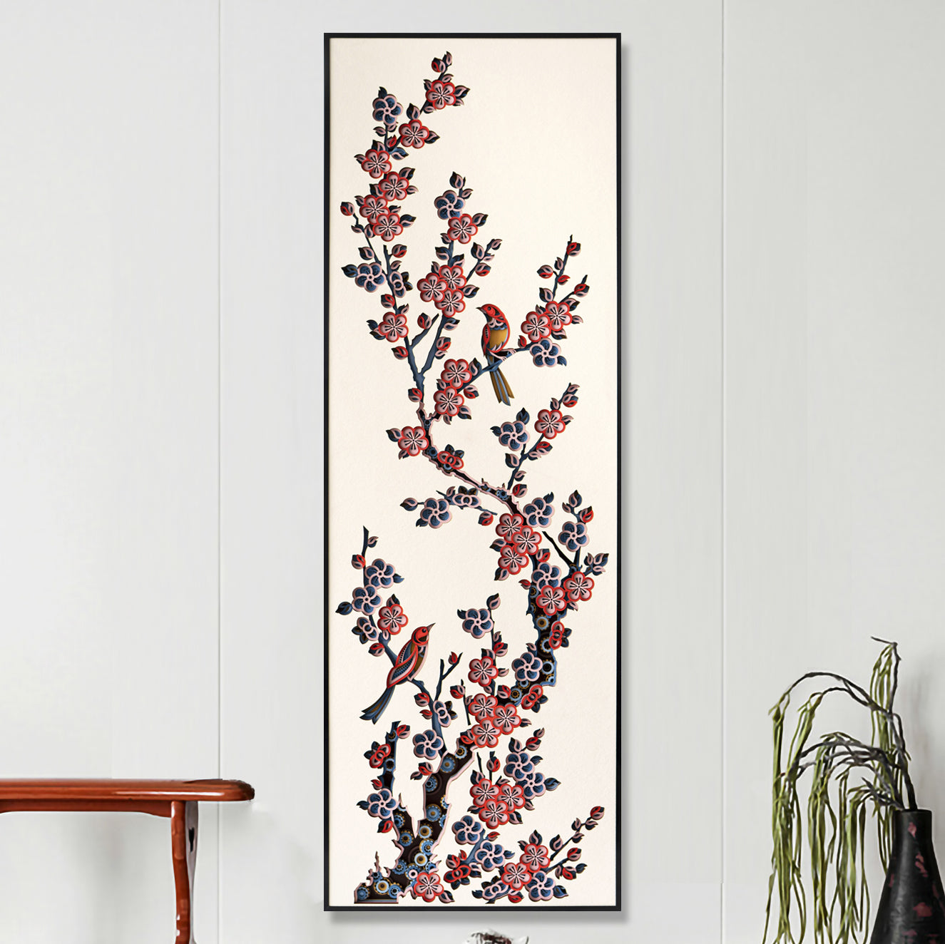 Plum Blossom Wood Wall Artwork - STEREOWOOD