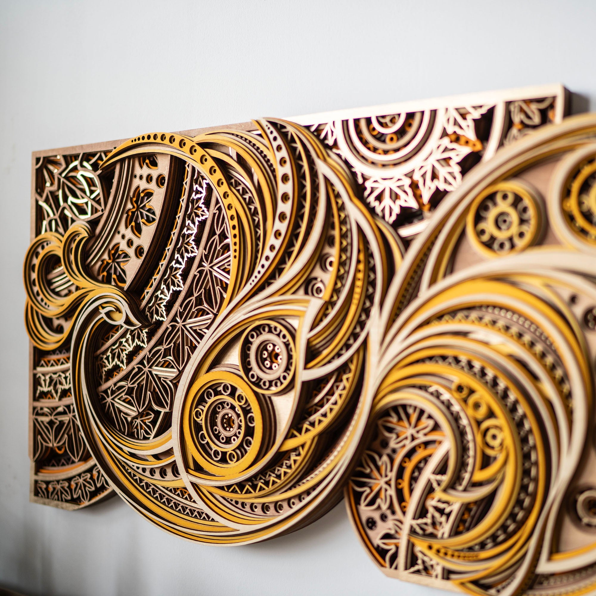 STEREOWOOD - Handcrafted Multilayer Wood Art for Home and Office Decor