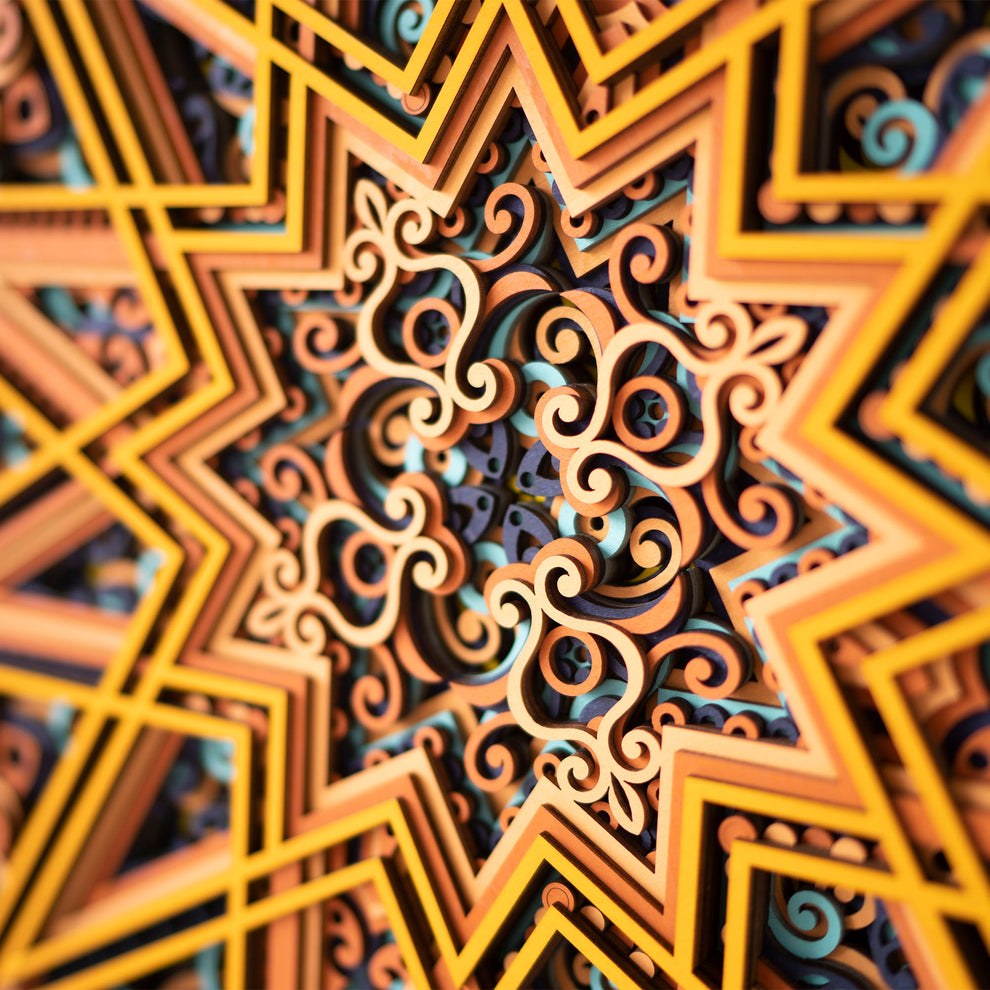 Dawn Star Wood Wall Artwork - STEREOWOOD