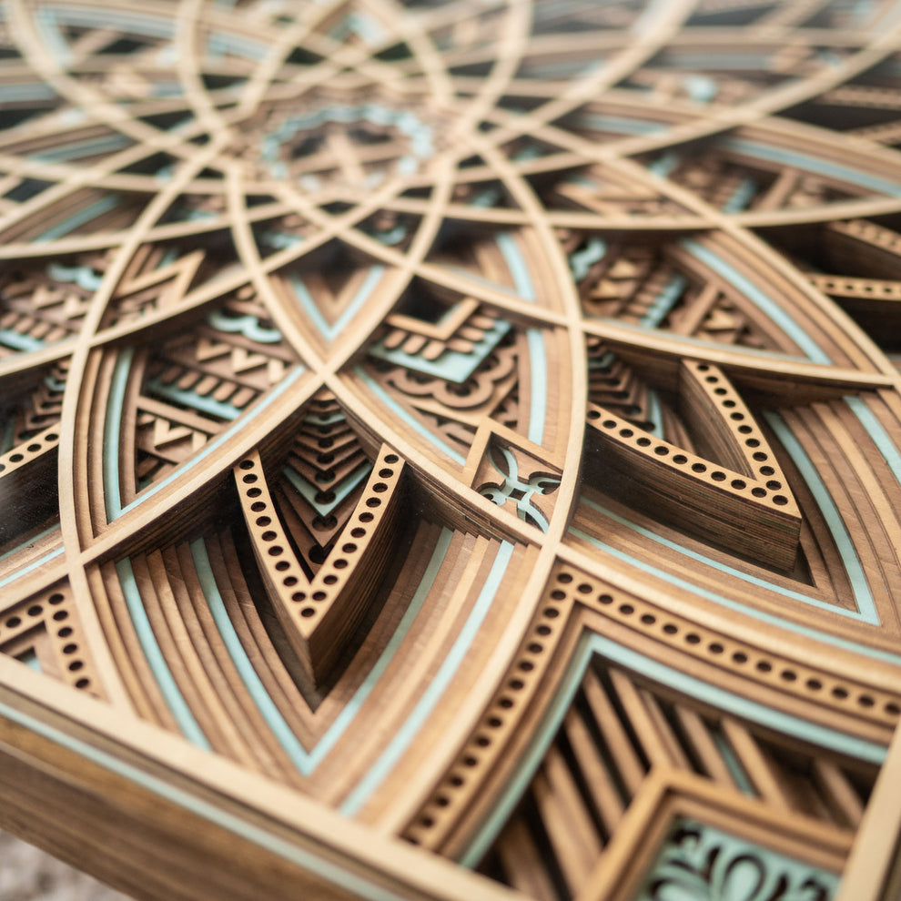 Serenity Table Wood Artwork - STEREOWOOD