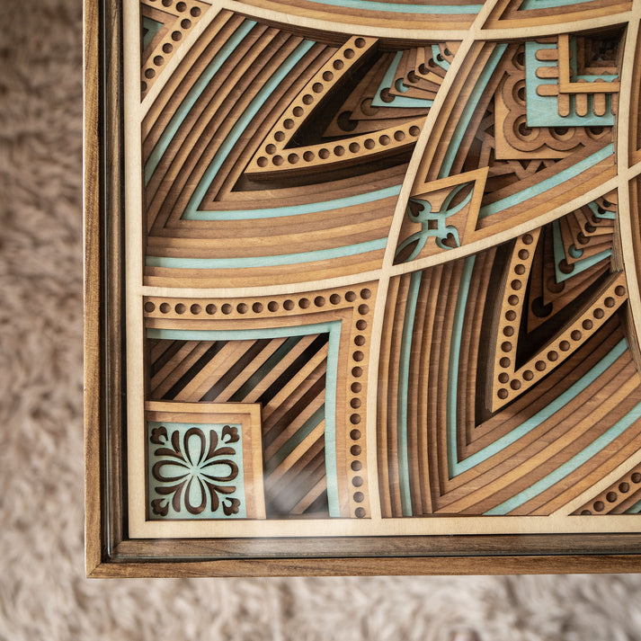 Serenity Table Wood Artwork - STEREOWOOD