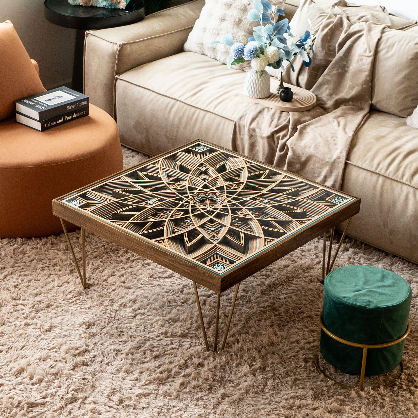 Serenity Table Wood Artwork - STEREOWOOD